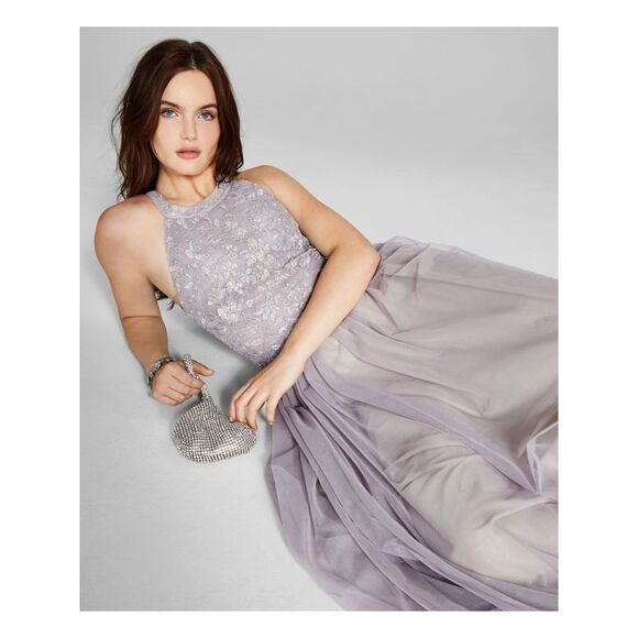 Speechless | Dresses | Nwt Speechless Womens Purple Back Tulle ...